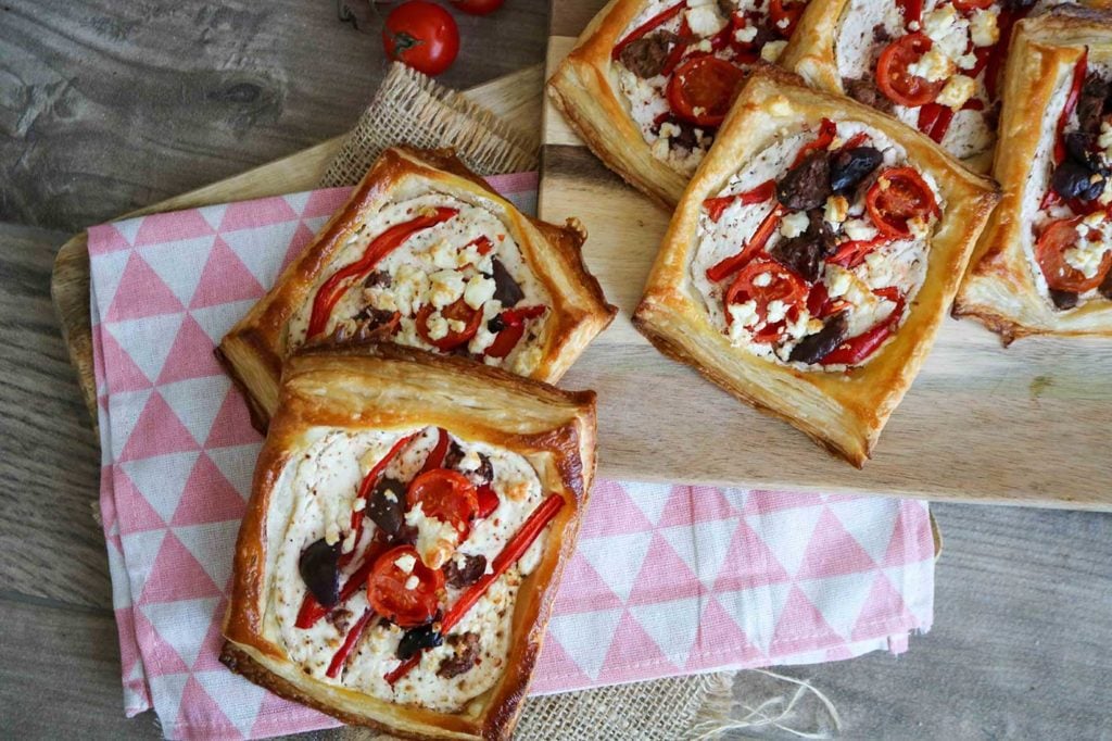 Mediterranean Puff Pastry Tarts - Dish Miami